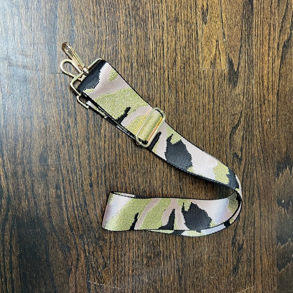 Ah- Dorned | Bags | Ahdorned Interchangable Purse Strap Gold Pink And ...